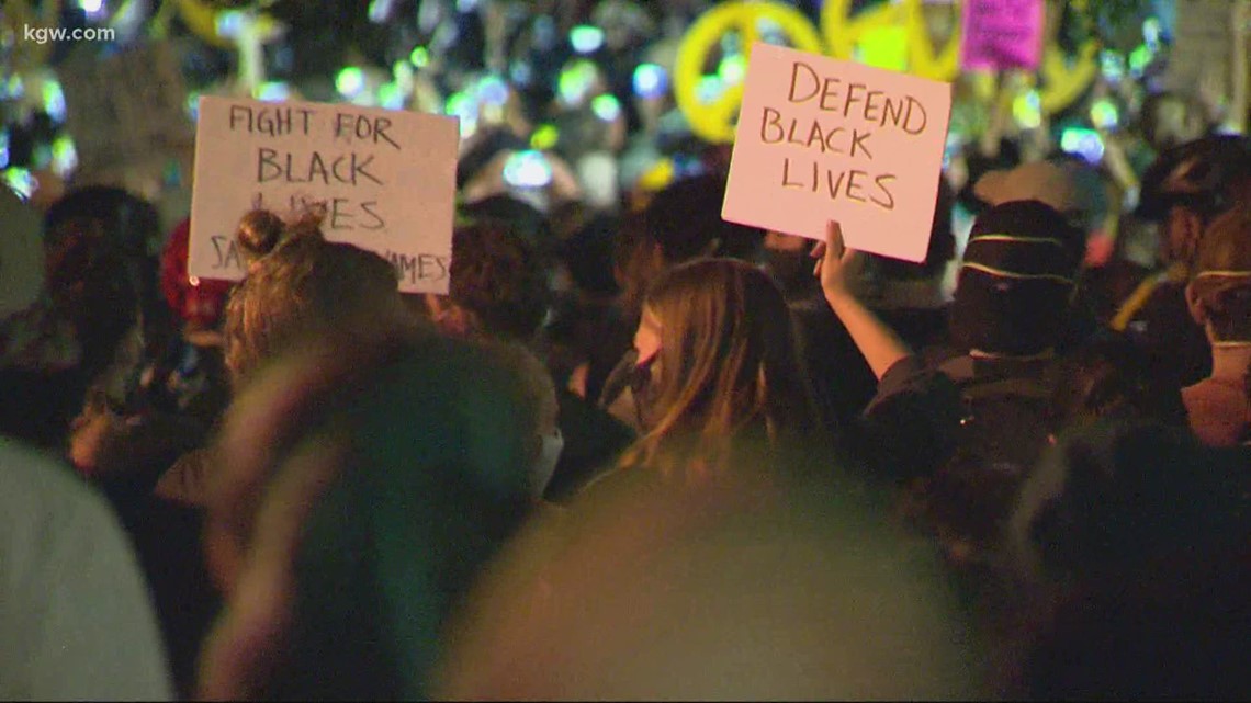 The voices of nightly Portland protesters | kgw.com