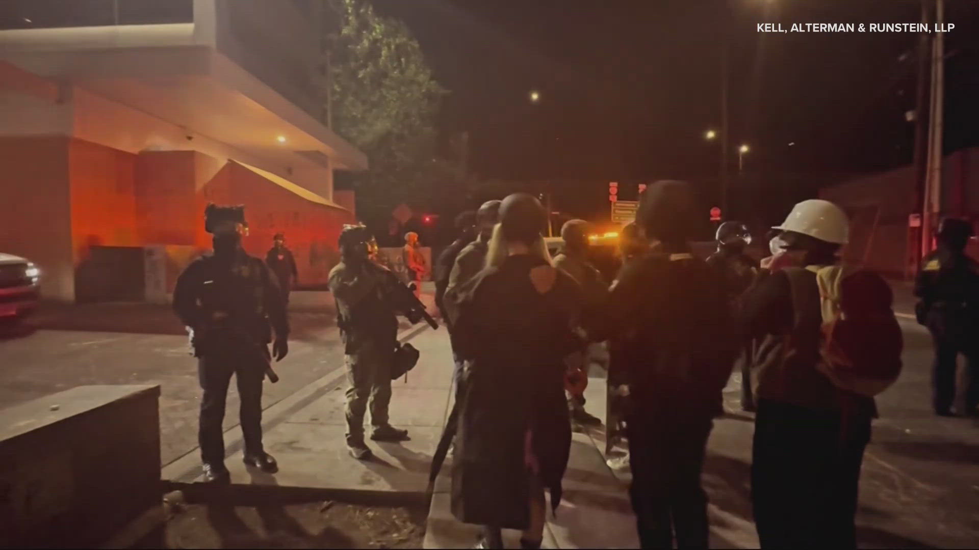 Portland woman sues city over noise from demonstrators at ICE facility ...