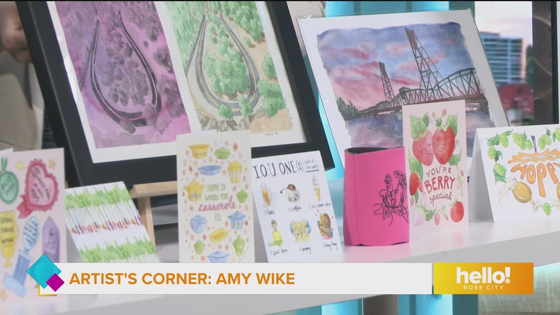 Hello, Rose City! Artist's Corner: Amy Wike | kgw.com