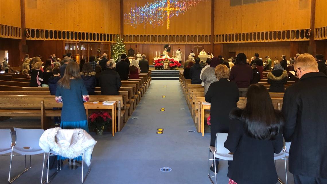 Catholic churches welcome more parishioners as state capacity limits ...