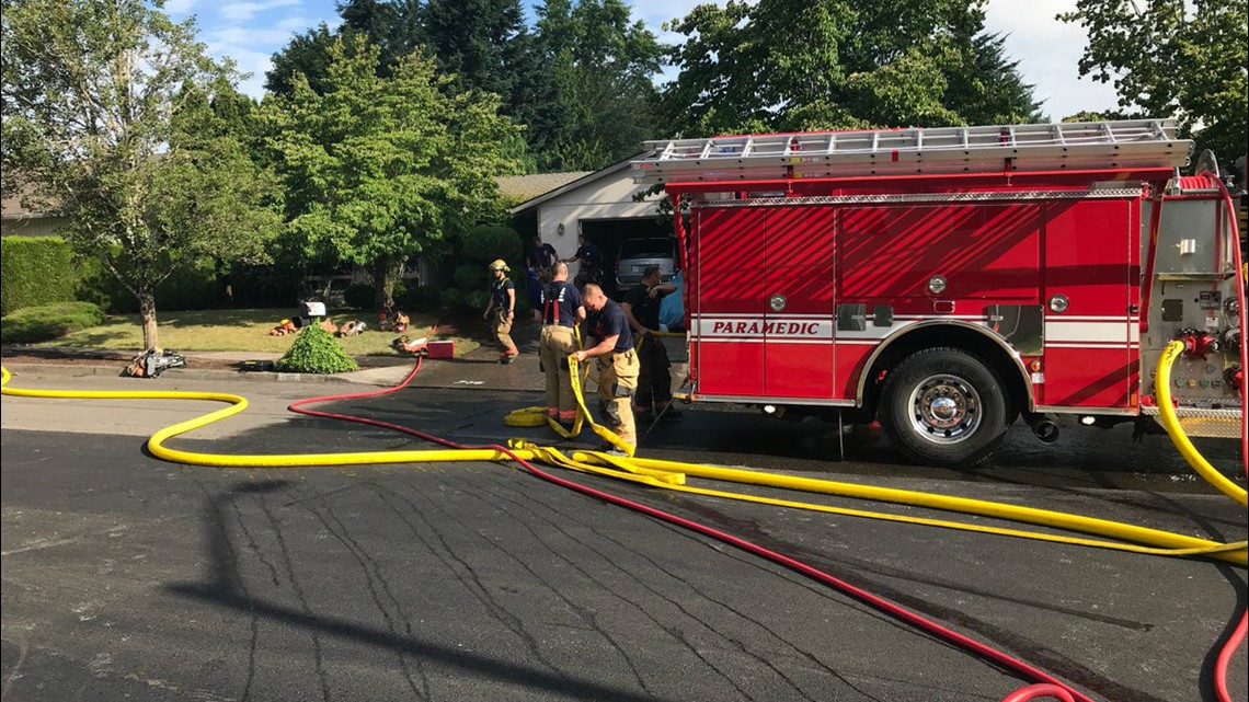 Woman, 2 kids rescued from Gresham house fire | kgw.com