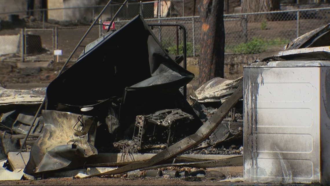 Rowena fire cleanup begins: Crews remove hazardous materials in Wasco ...
