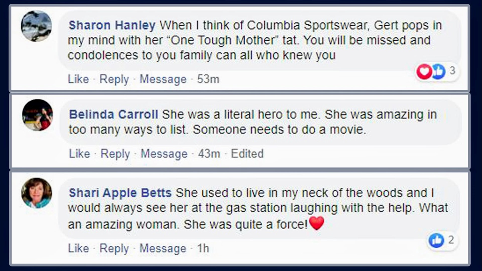 Renowned Columbia Sportswear chairwoman Gert Boyle dies at 95 | kgw.com