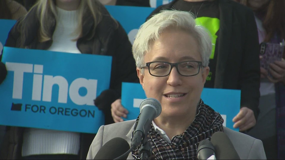 Tina Kotek has first press conference after being projected as governor ...