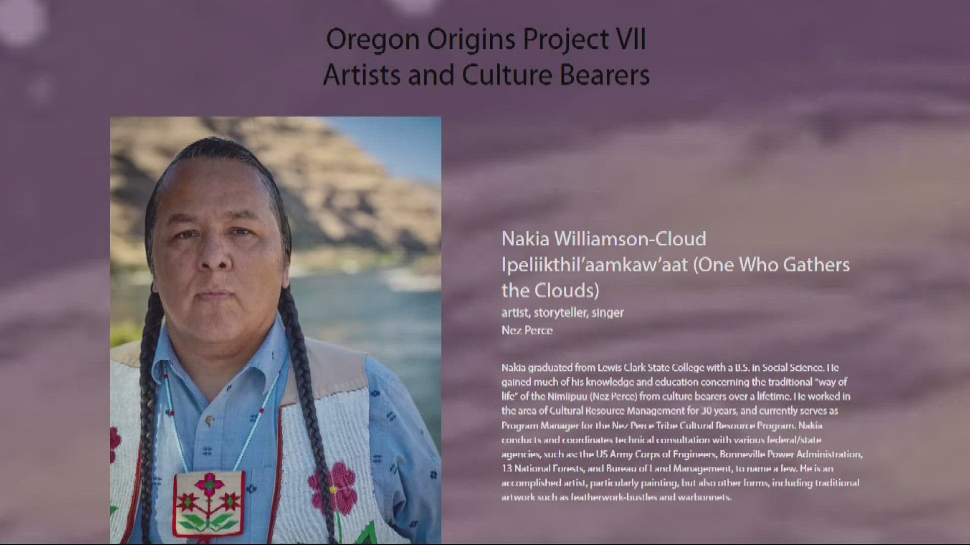 Oregon Origins Project hosts historical gathering of Nez Perce Tribe ...