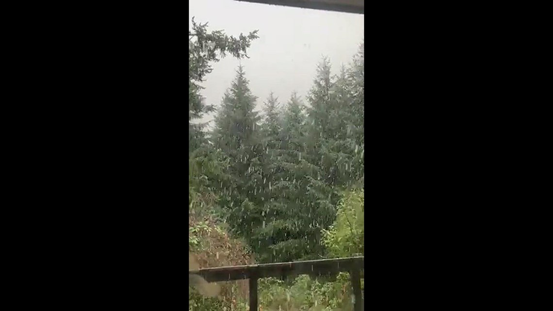 Snow in Mulino, Oregon | kgw.com