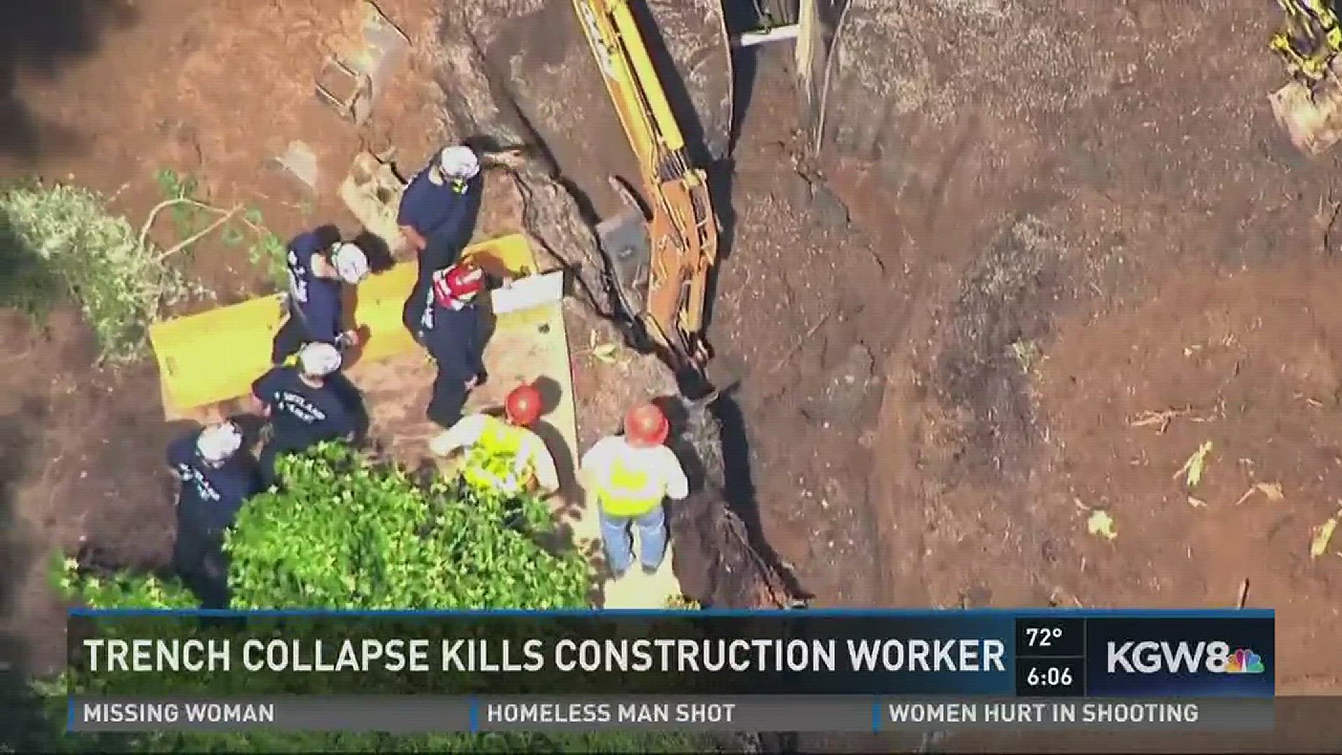 Man killed in Portland trench collapse | kgw.com