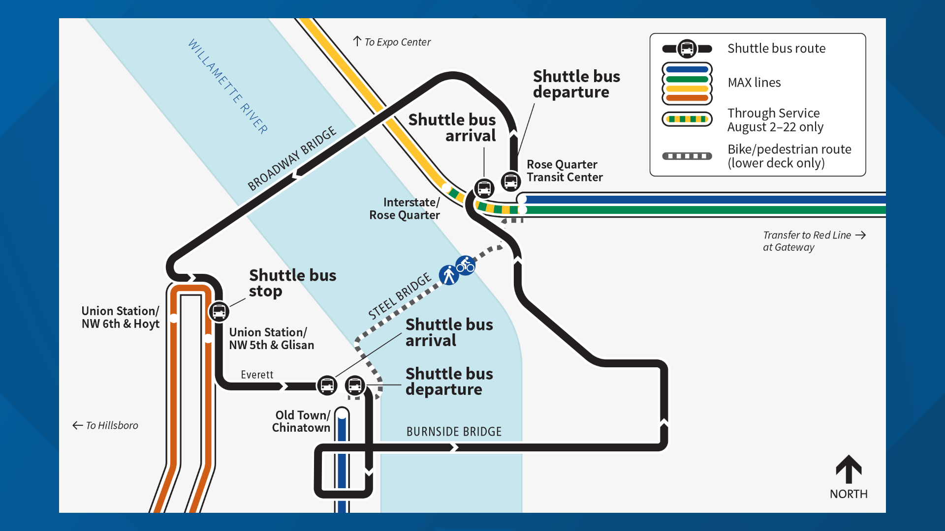 TriMet's Steel Bridge improvements project begins Sunday, Aug. 2 | kgw.com