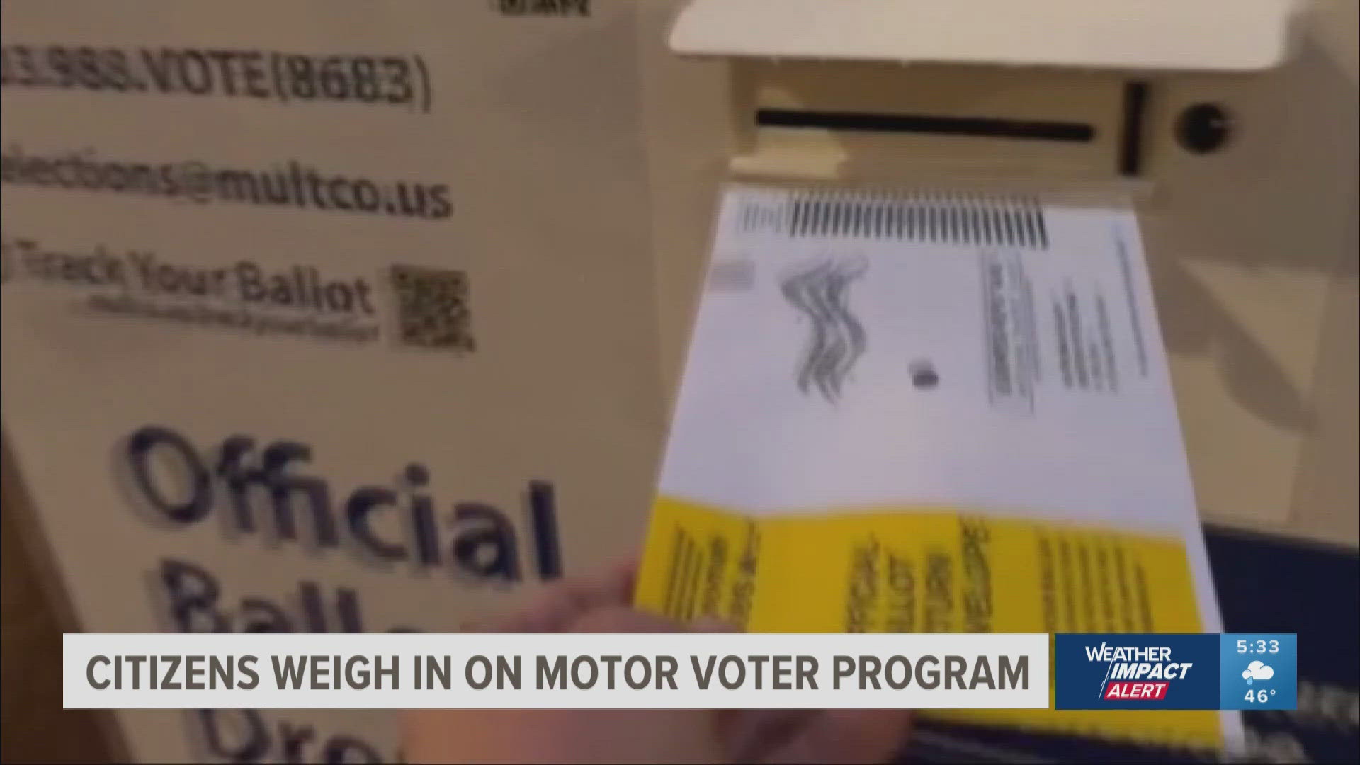Officials weigh changes to Oregon's 'Motor Voter' system | kgw.com
