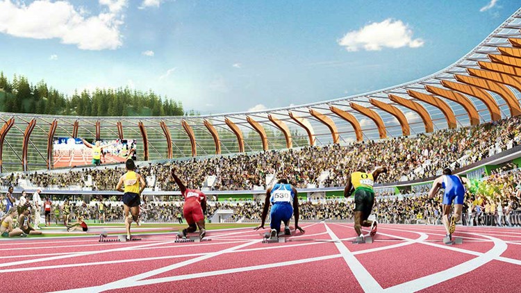 'The finest in the world': UO unveils new design for Hayward Field ...
