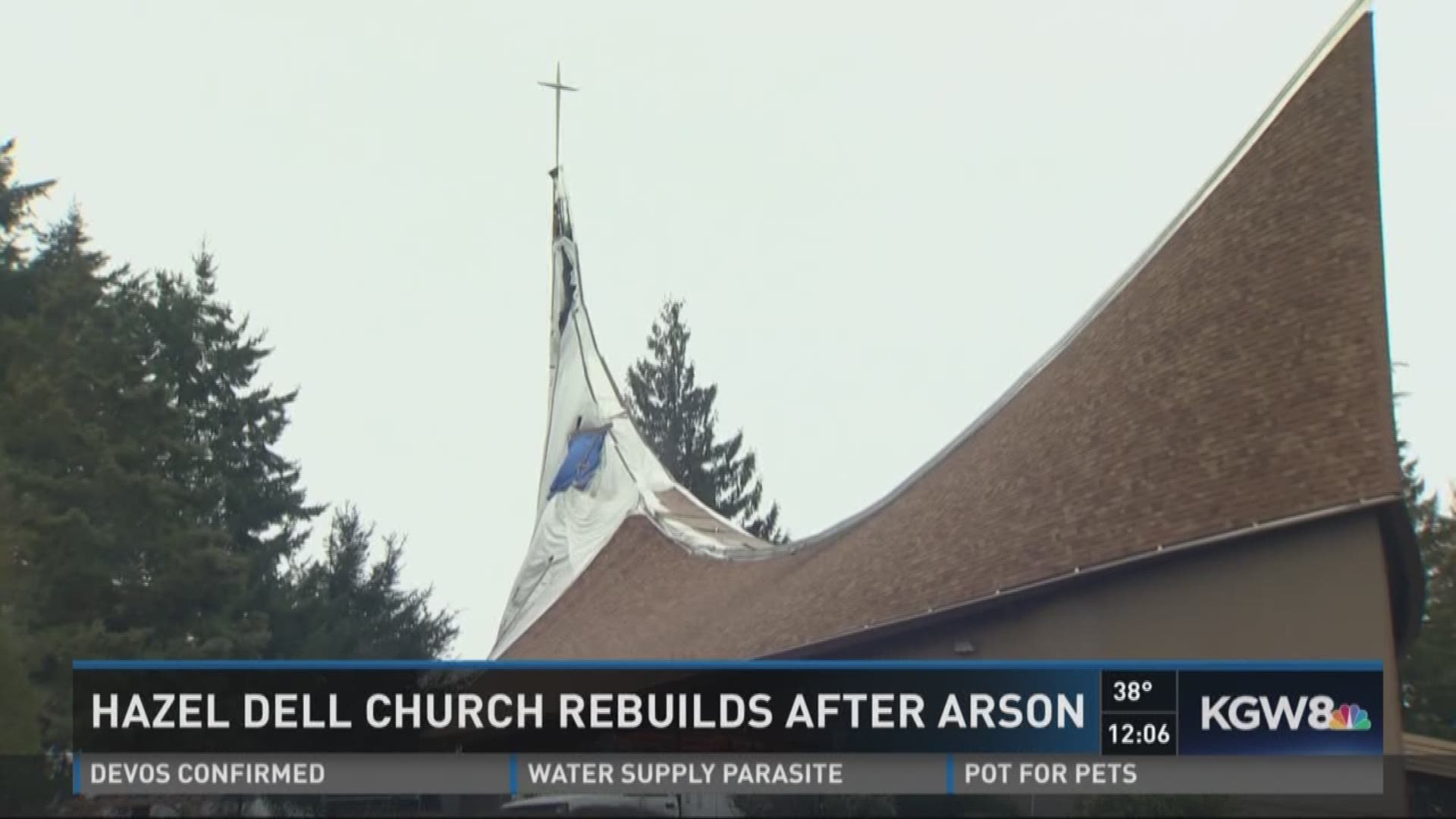 Iconic Hazel Dell church works to rebuild months after arson | kgw.com