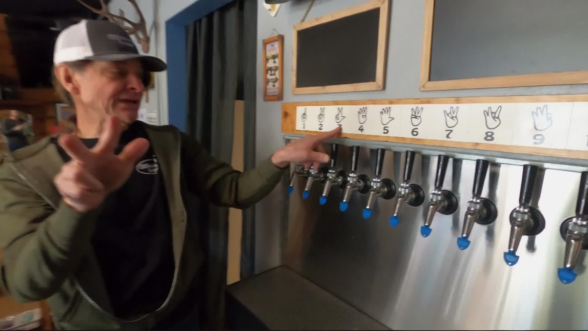 Deaf owner operates tap room through sign language | kgw.com