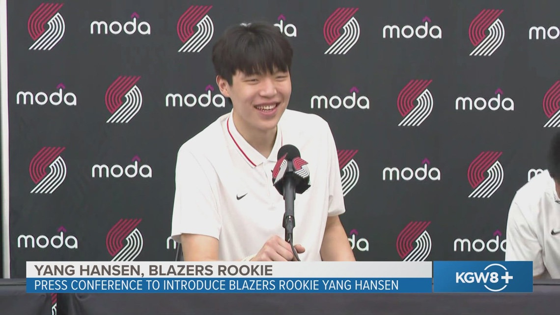 Blazers rookie Yang Hansen shares his favorite off-court activities ...