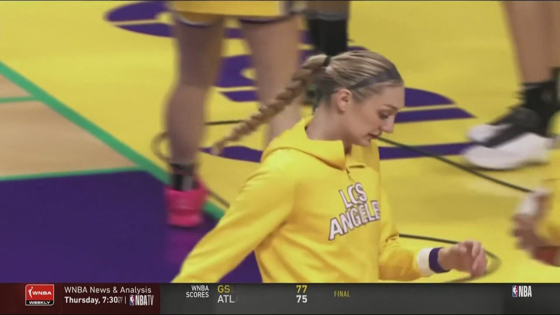 LA Sparks' Cameron Brink returns from knee injury | kgw.com