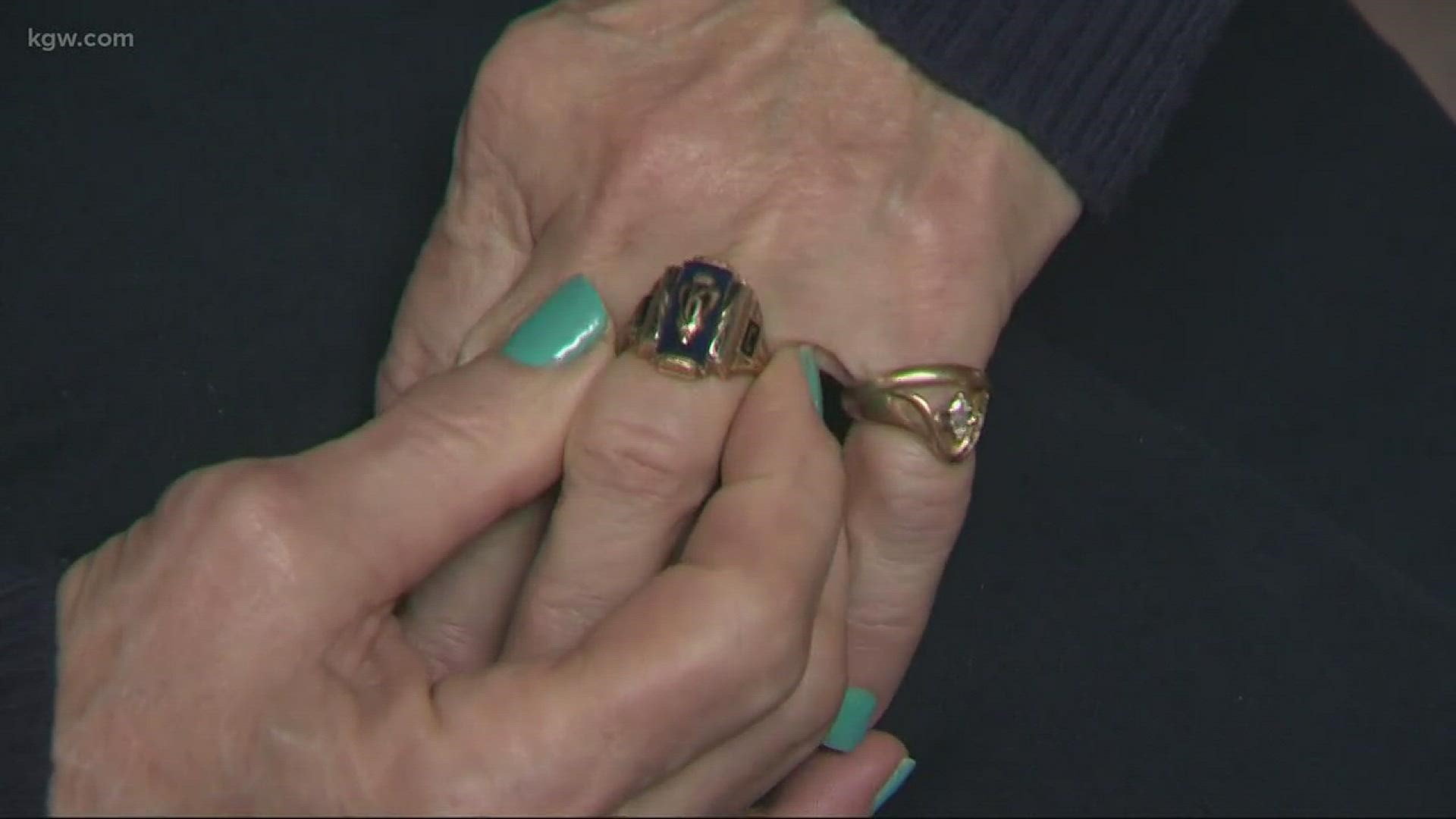 A missing class ring special to high school sweethearts found after 22 ...
