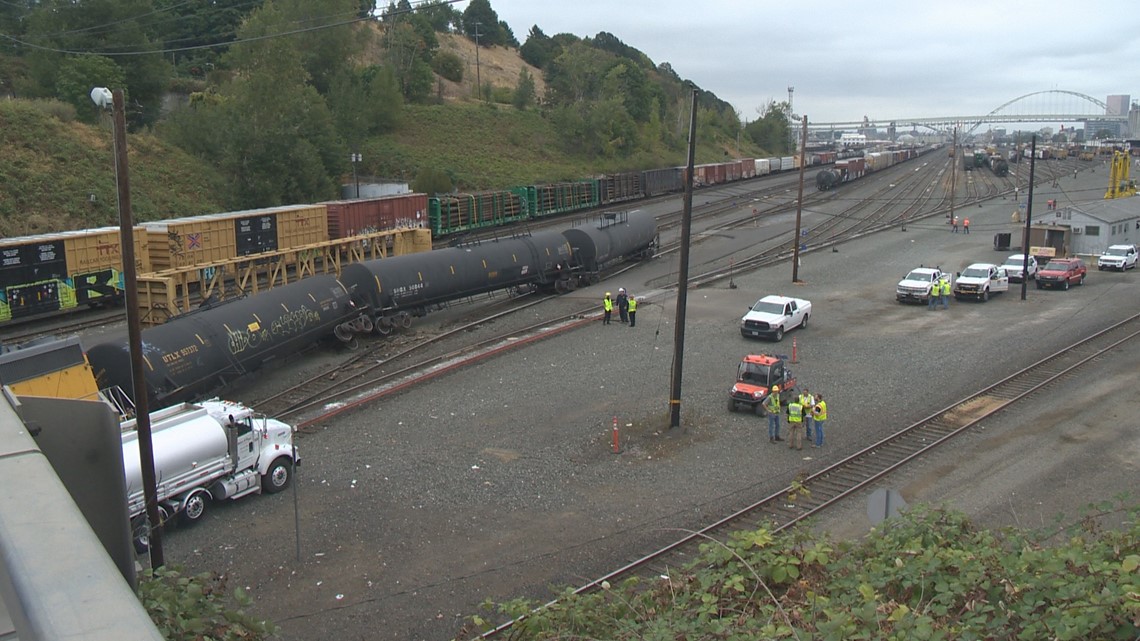 Union Pacific train derails in Portland | kgw.com