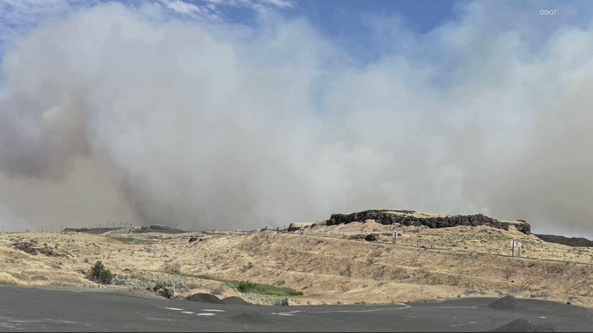 Wildfires prompt evacuations in Umatilla, Wasco and Gilliam counties in Eastern Oregon | kgw.com
