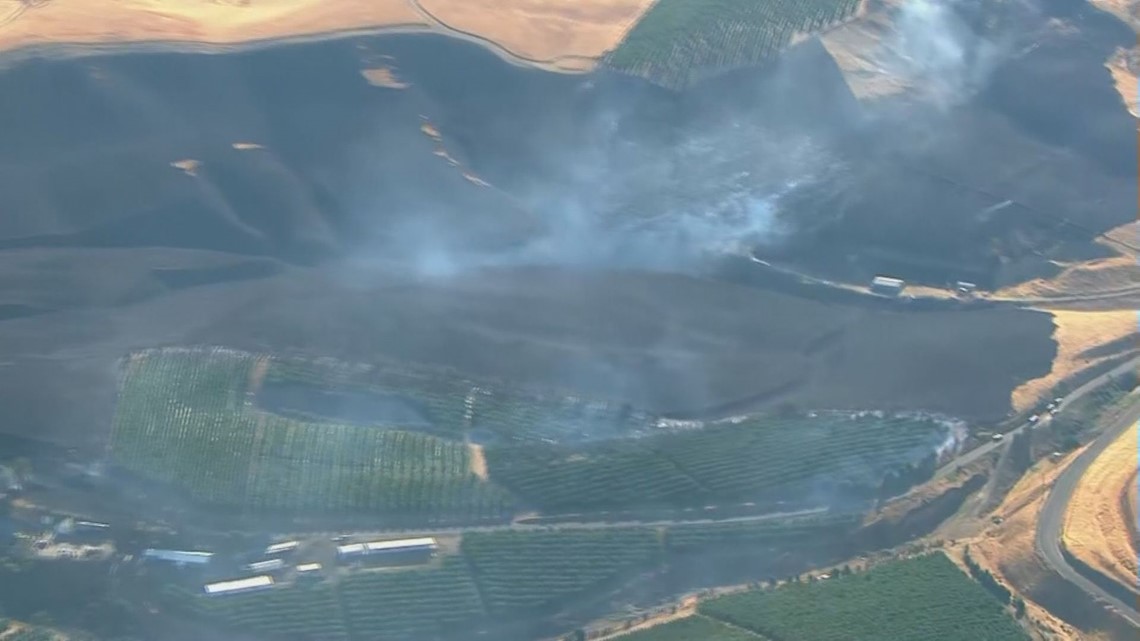 Sunset Valley Fire burns nearly 1,000 acres near The Dalles | kgw.com