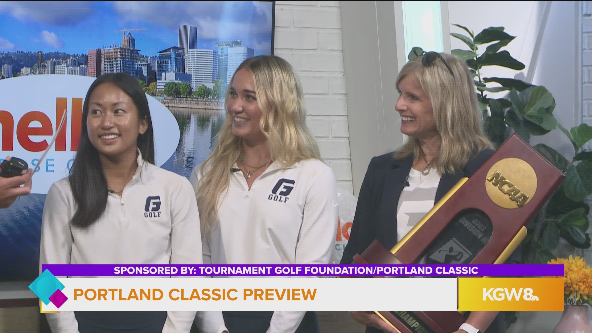 Players and coach from the George Fox NCAA championship team preview ...