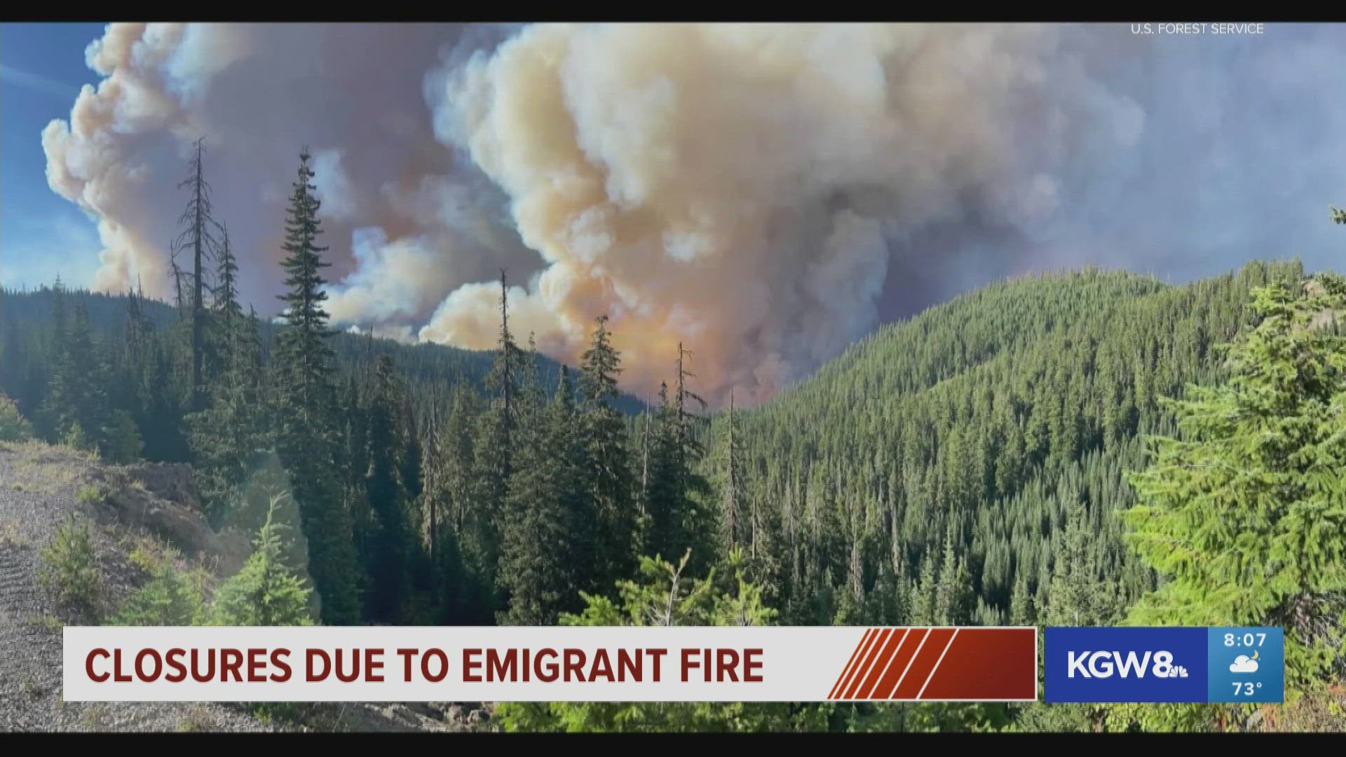 Emigrant Fire grows to 21,000 acres, 0% containment | kgw.com
