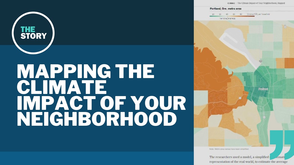 New York Times map shows the climate impact of your neighborhood | kgw.com