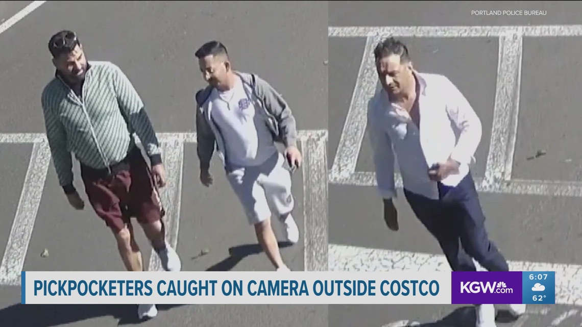 Pickpockets Caught On Camera Outside Costco In Northeast Portland