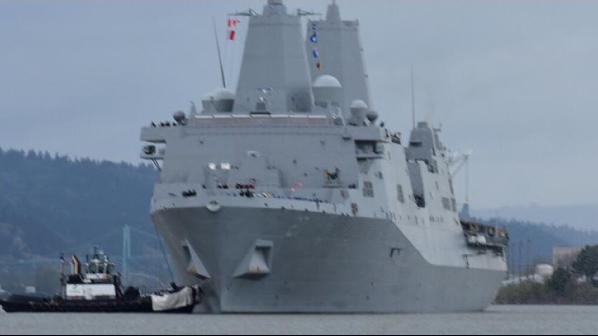 New Navy ship USS Portland commissioned | kgw.com