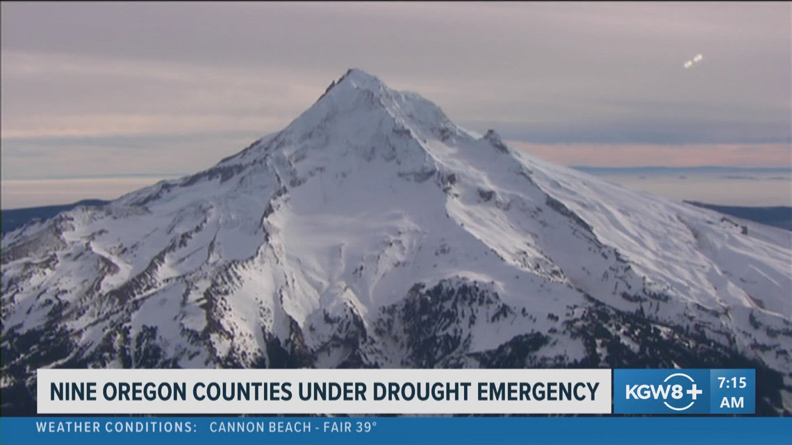 Six more Oregon counties declare drought emergencies as low snowpack ...
