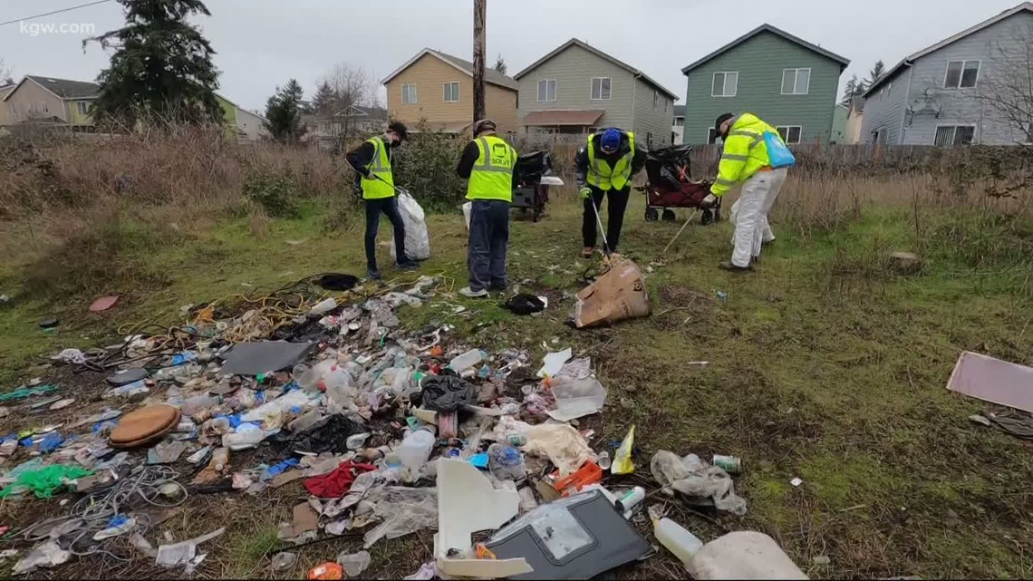 Portland mayor encourages volunteering to help clean up trash | kgw.com