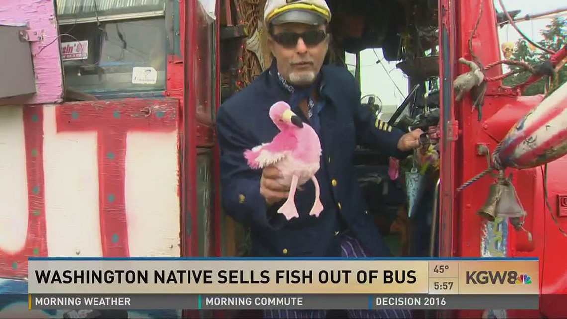 "Captain Jonny Rush" sells fish out of bus | kgw.com