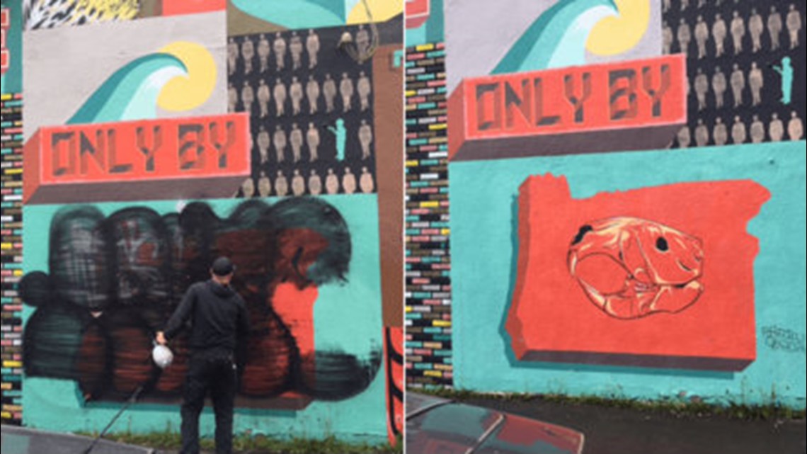 Before and After: Photos of Graffiti in Portland | kgw.com