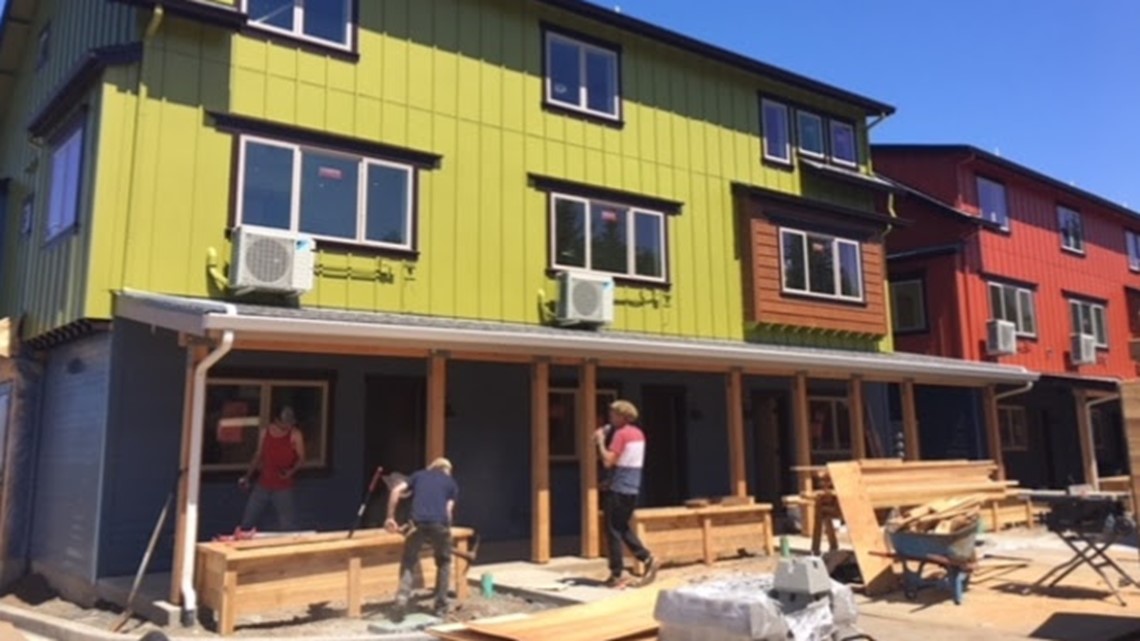 New communal townhomes offer some affordable housing in Portland | kgw.com