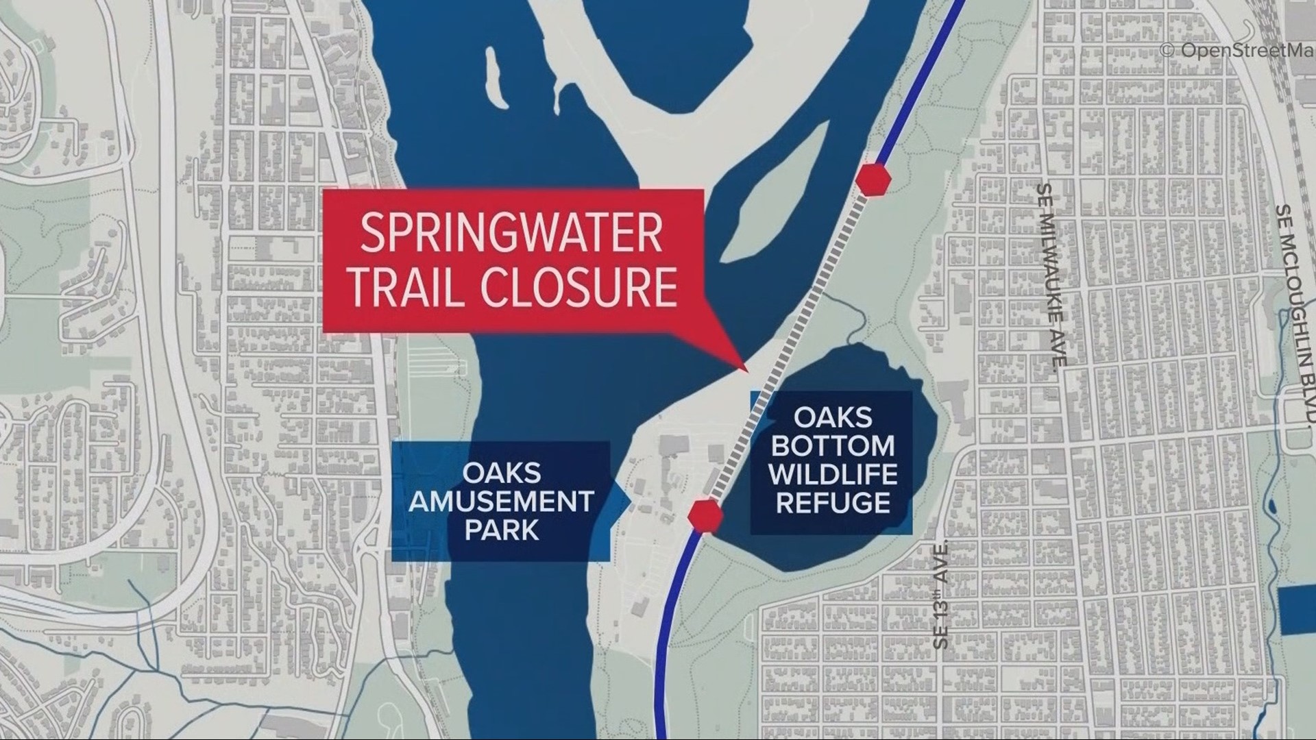 Part of Springwater Corridor to close until October for salmon refuge ...