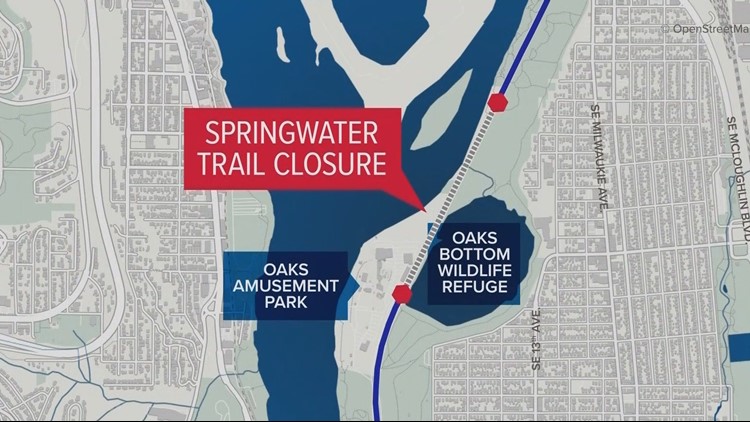 Part of Springwater Corridor to close until October for salmon refuge ...