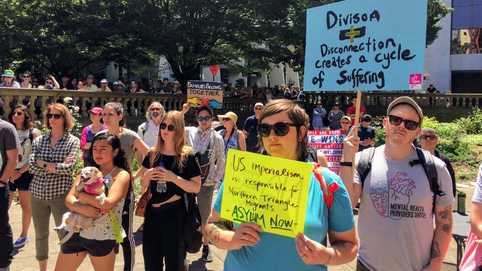 Portland protest keeps ICE office closed for eighth day | kgw.com