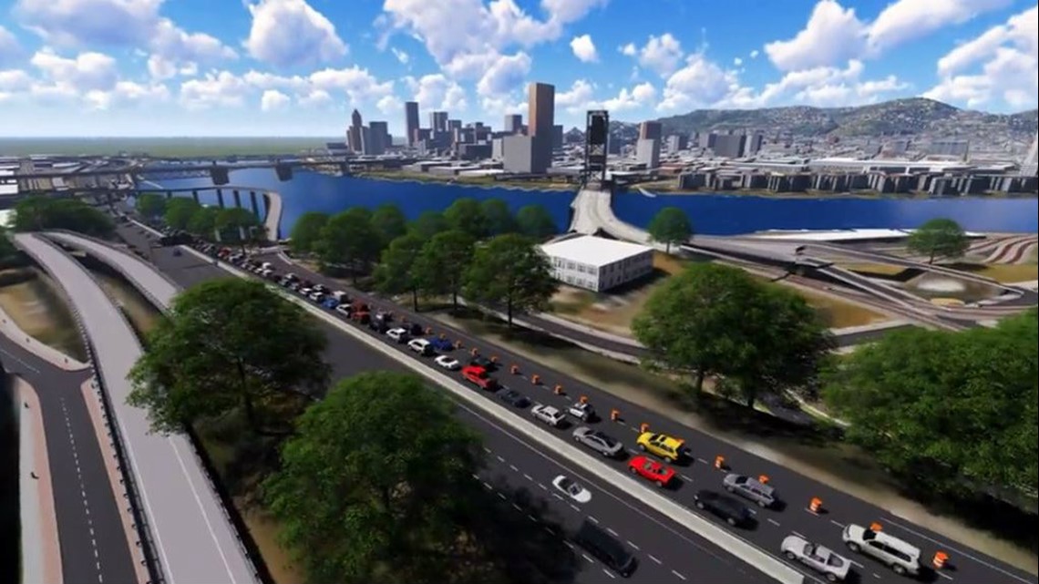 Portland traffic nightmare: ODOT videos show projected gridlock | kgw.com