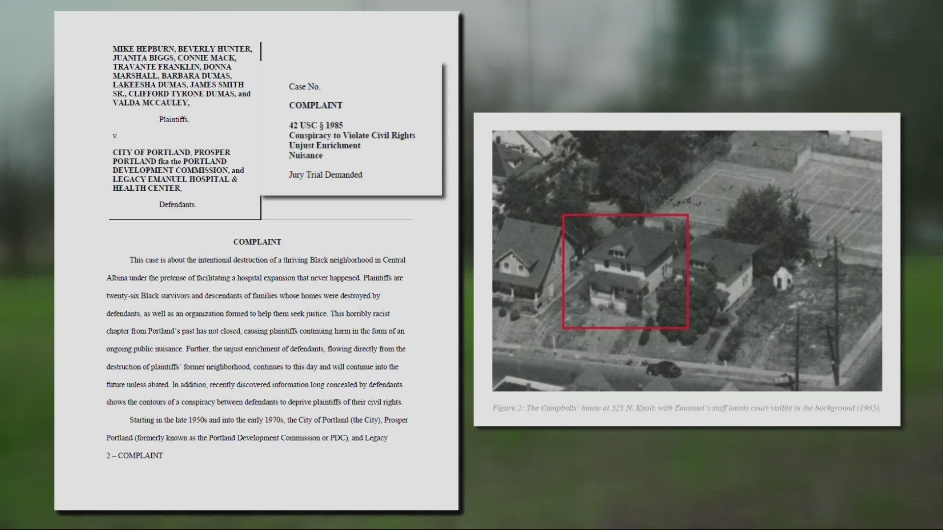 Portland reaches settlement with Black families displaced from Albina ...