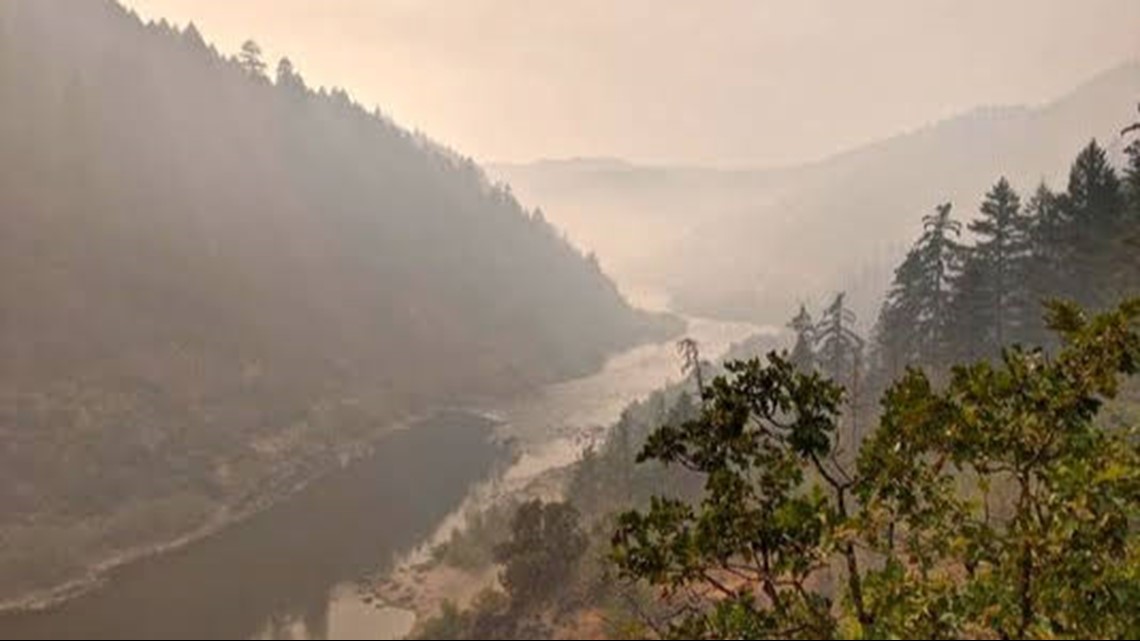 Southern Oregon wildfires: Taylor Creek Fire closes section of Rogue ...
