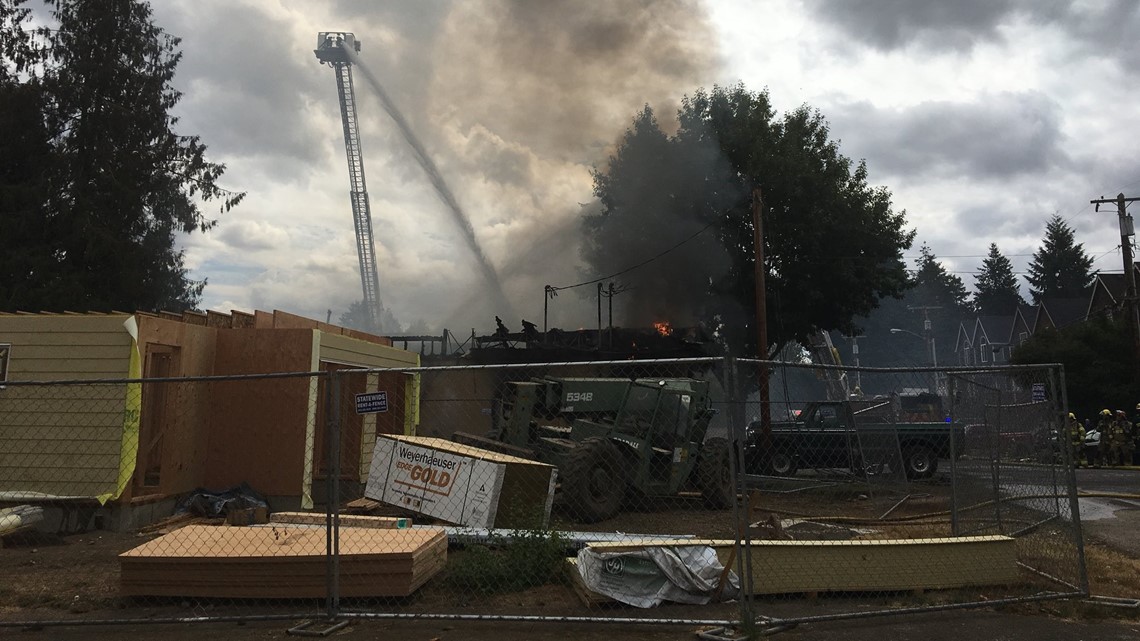 Fire destroys auto body shop in Forest Grove | kgw.com