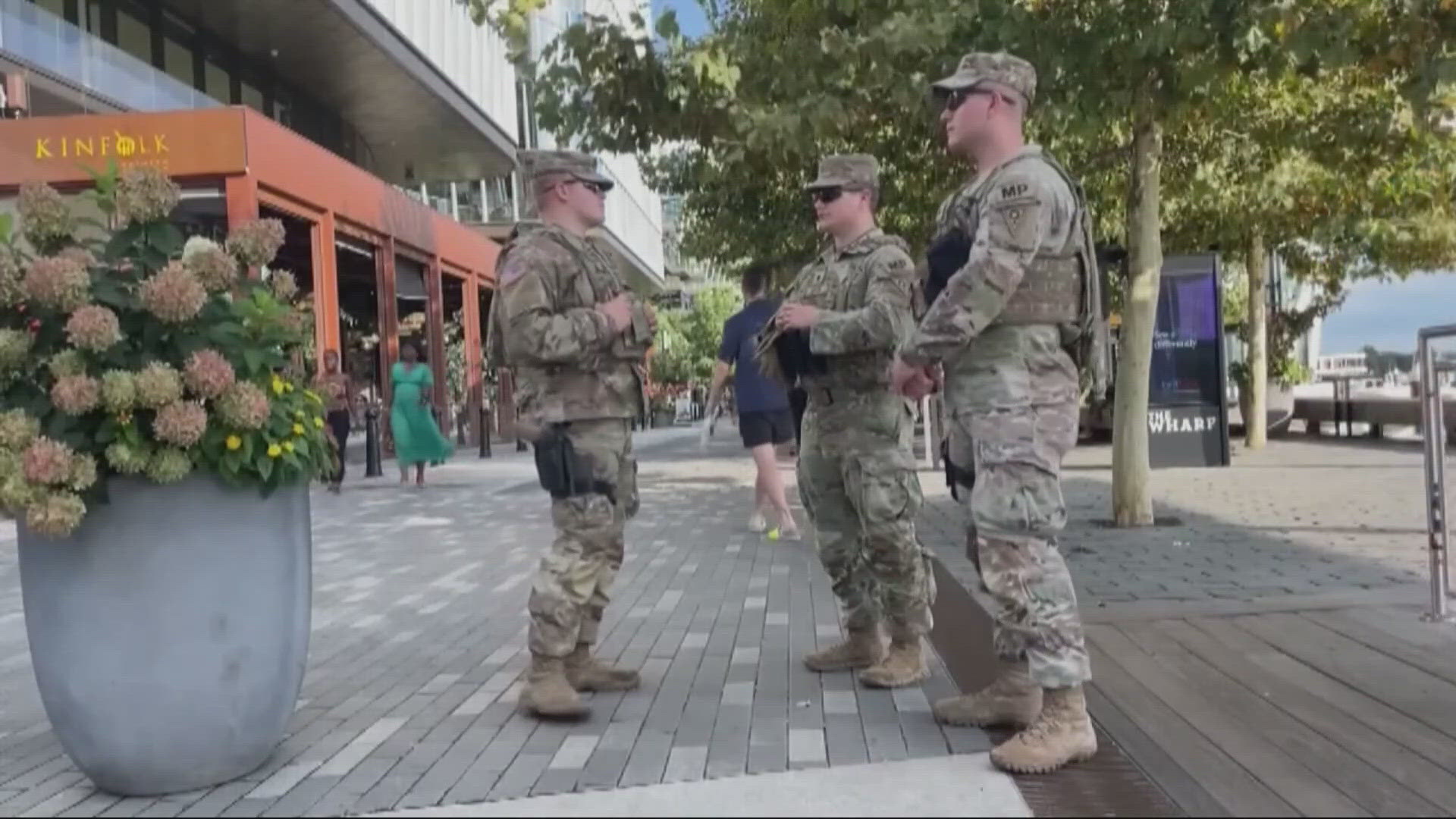 Community leaders rally to condemn growing military presence in ...