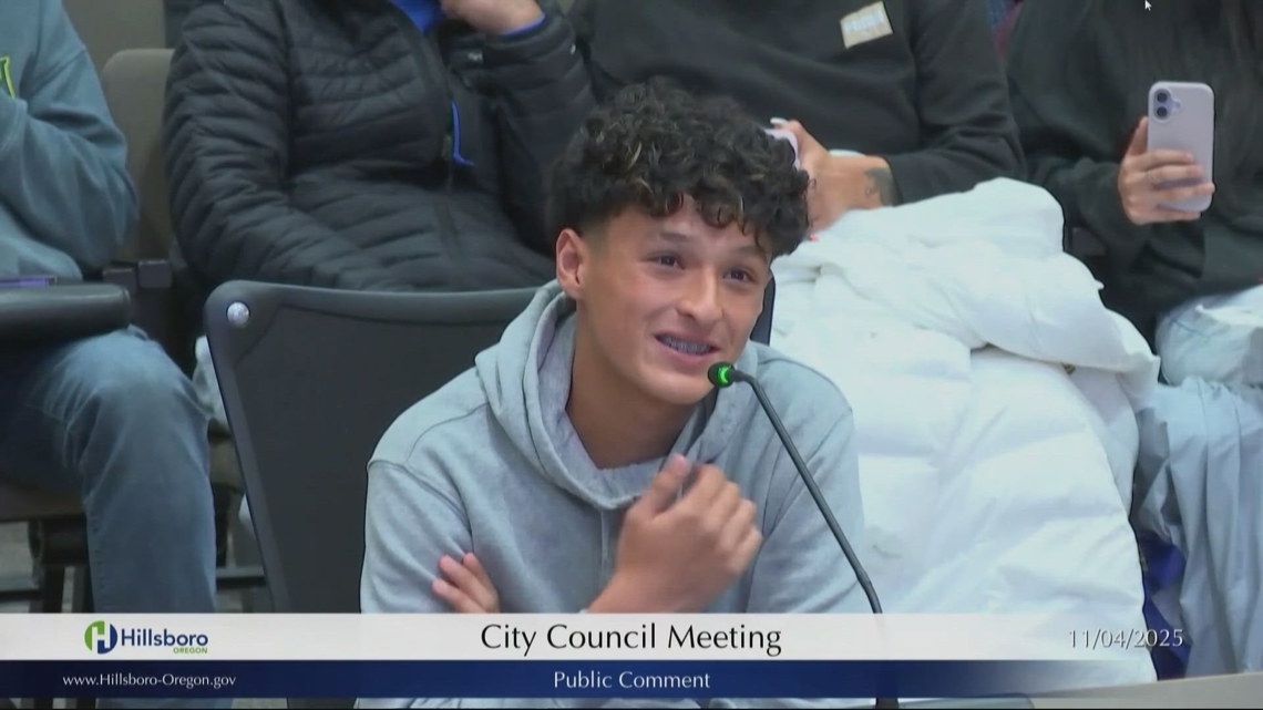 Hillsboro teen speaks out after his emotional city council testimony ...