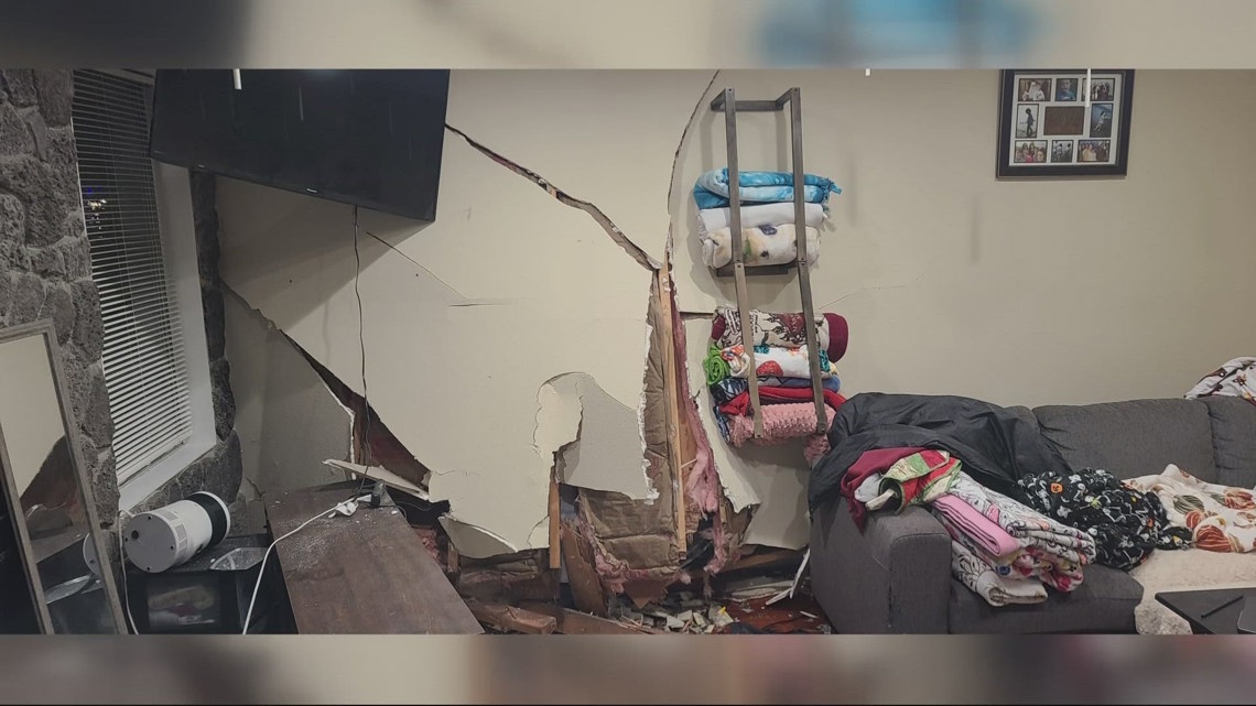 Portland family displaced after drunk driver crashes into home | kgw.com