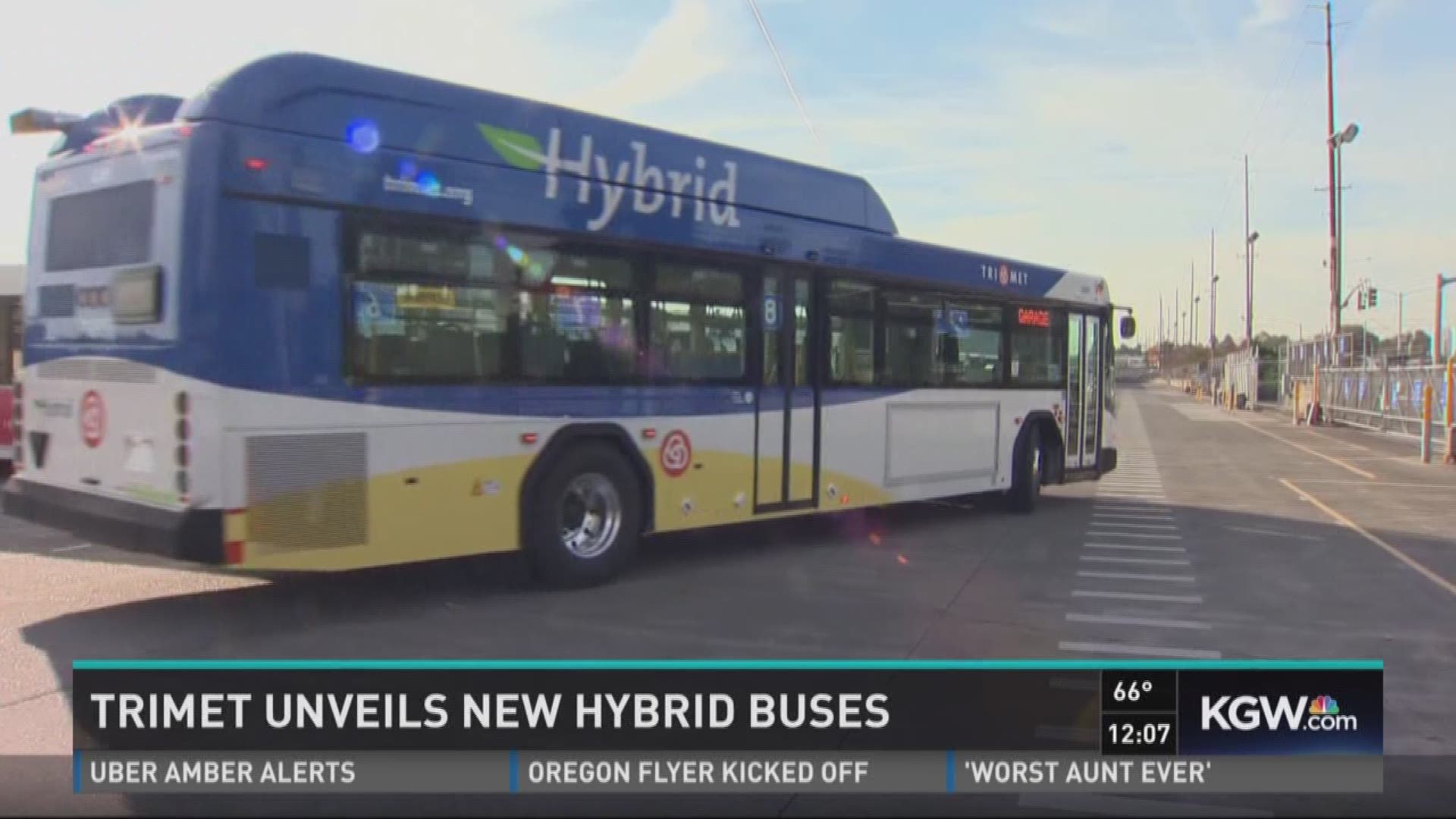 Tri-Met rolls out diesel-electric hybrid buses | kgw.com