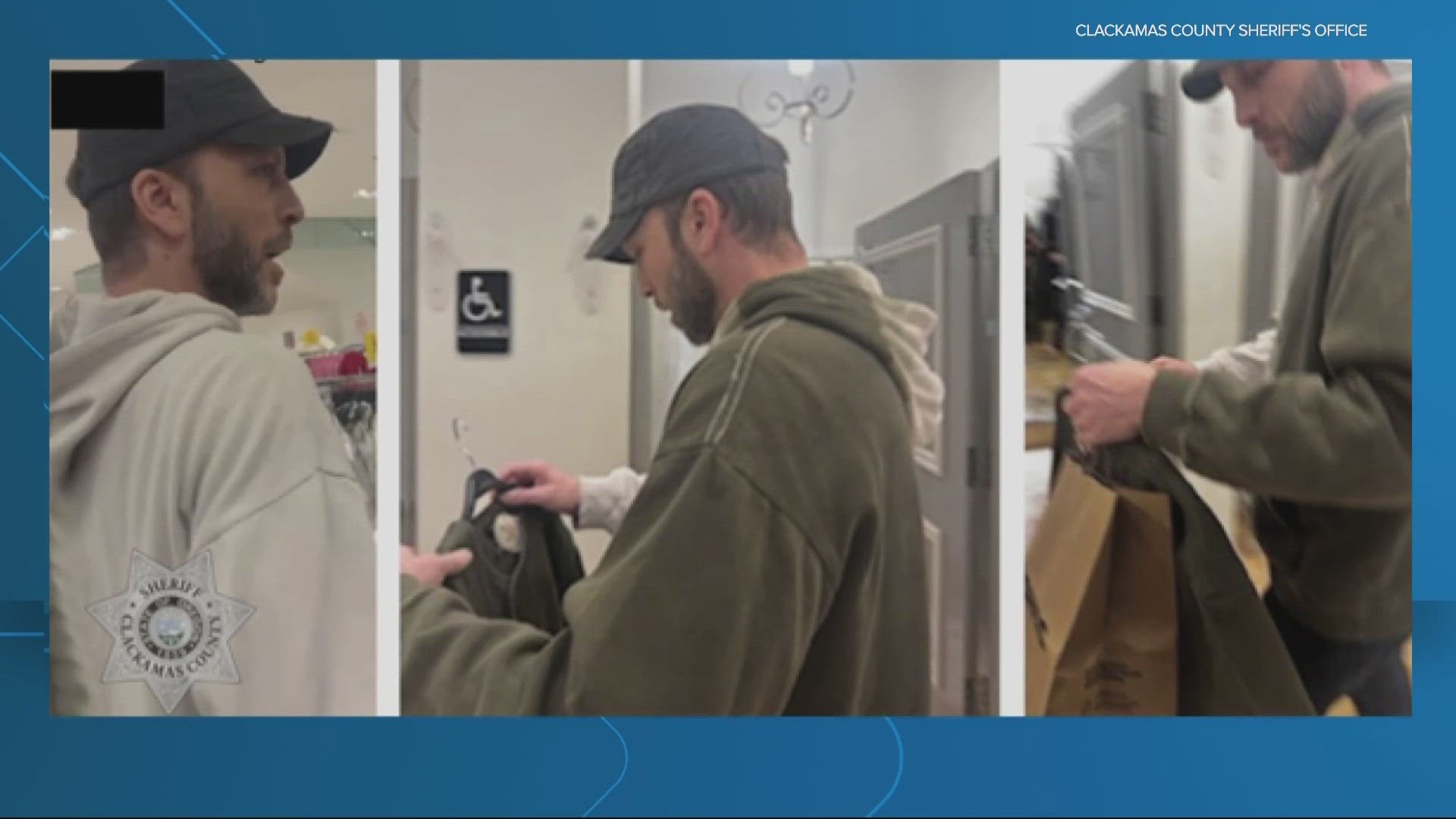 Man arrested, accused of filming woman inside Clackamas County dressing room | kgw.com