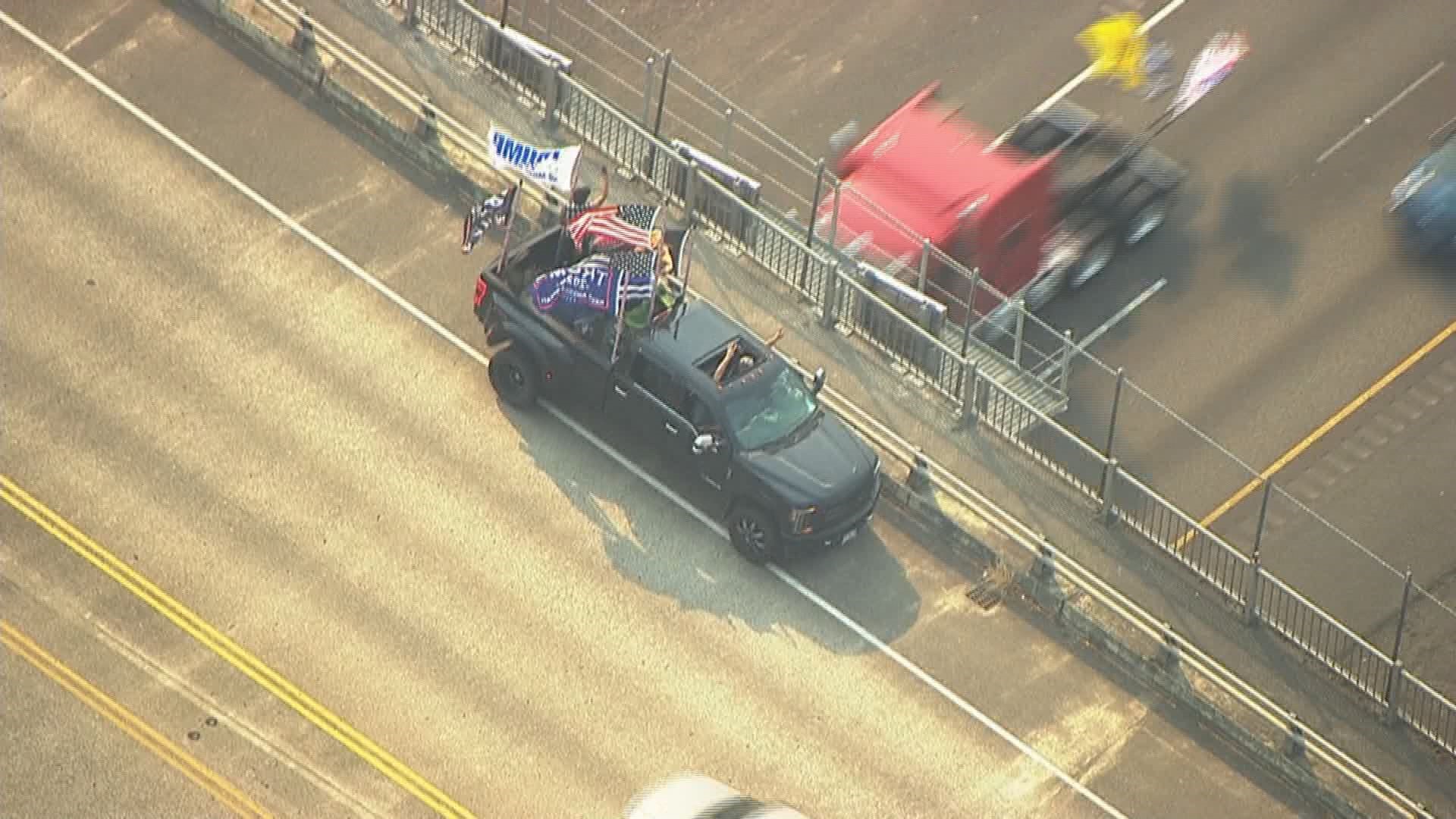 Pro-Trump car rally underway in Portland area | kgw.com