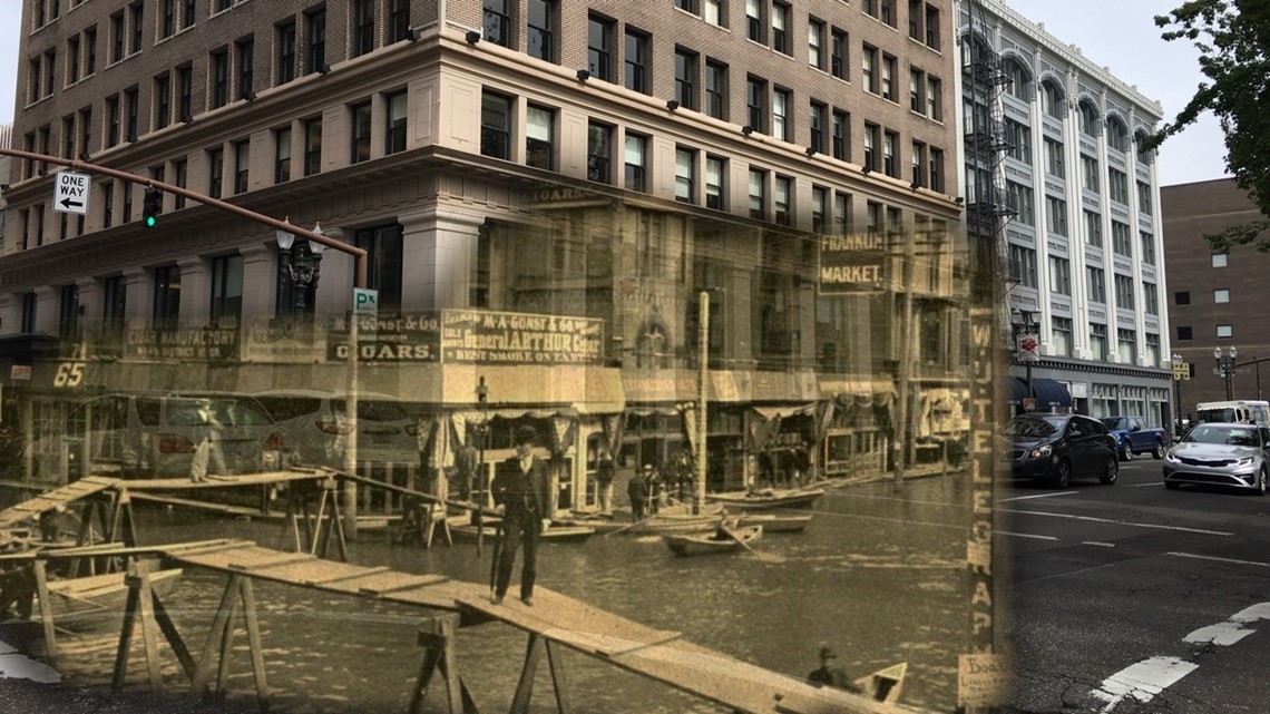 Portland's worst (and grossest) flood: Sunrise Rewind looks back | kgw.com