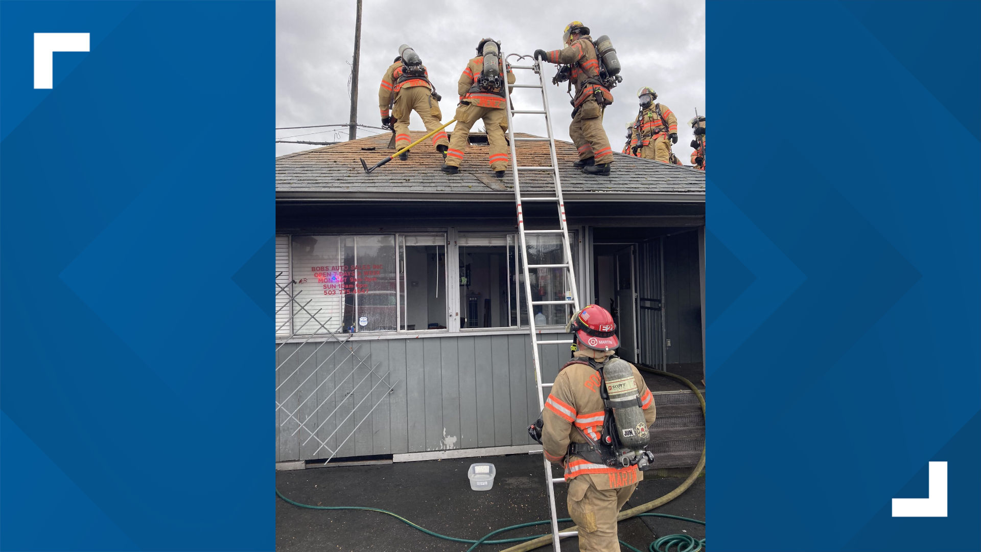 Auto shop fire in Portland destroys building | kgw.com