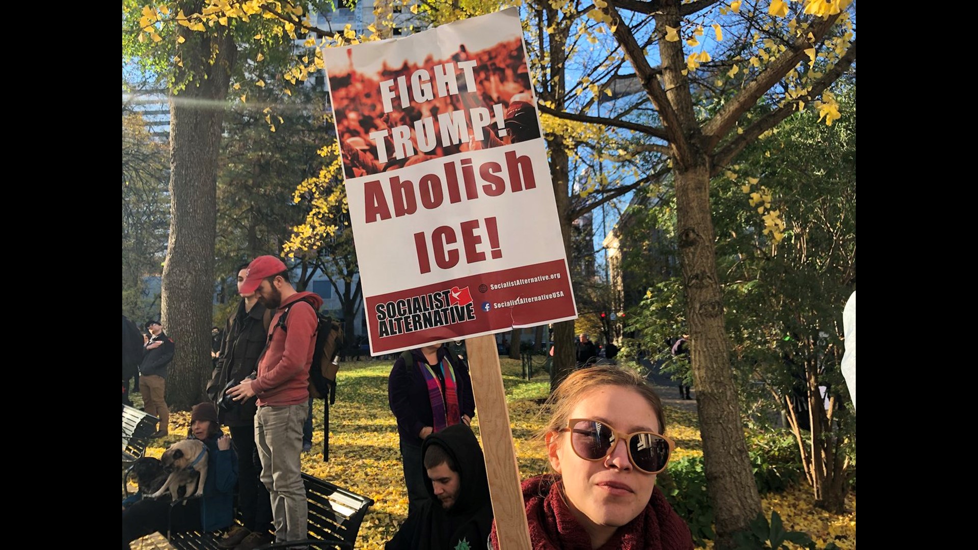 Photos: 'HimToo', Antifa protests in downtown Portland | kgw.com