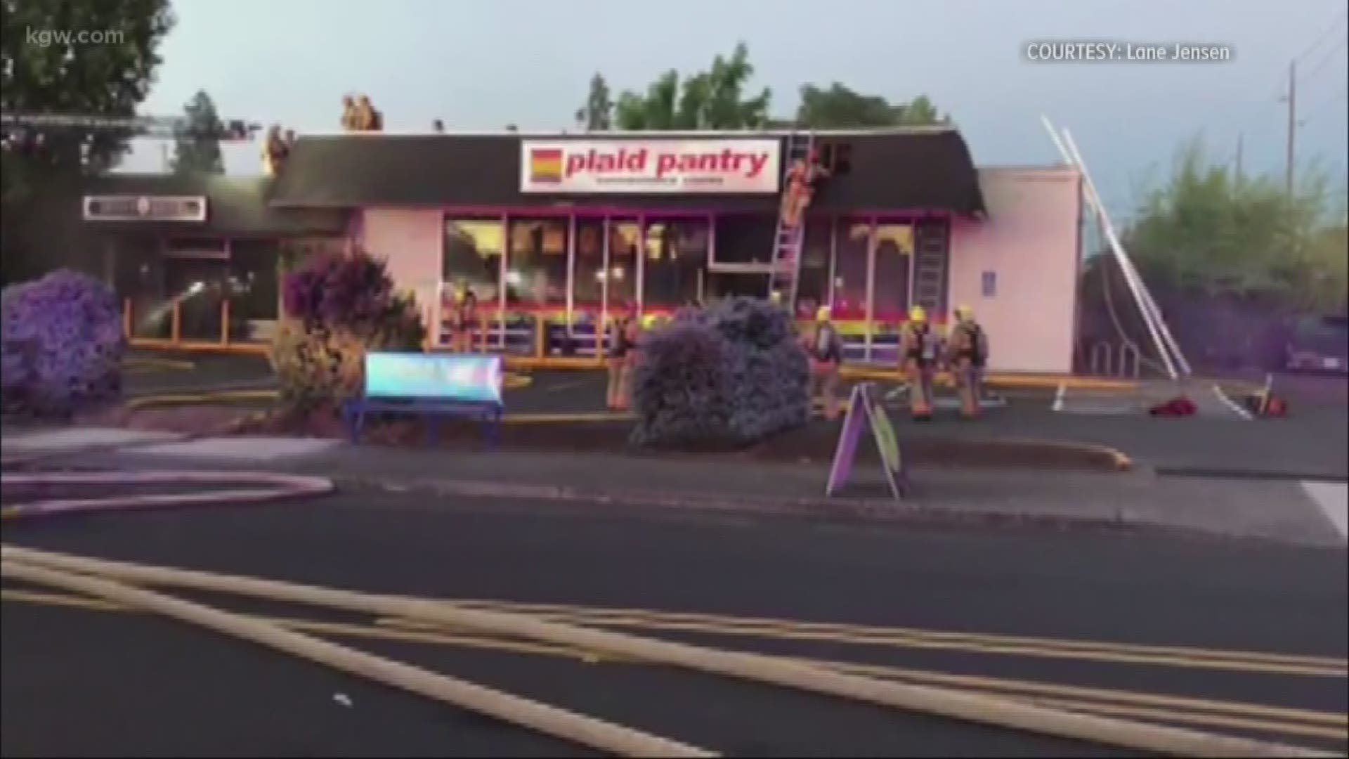 Fireworks thrown at two North Portland businesses, possibly sparking ...