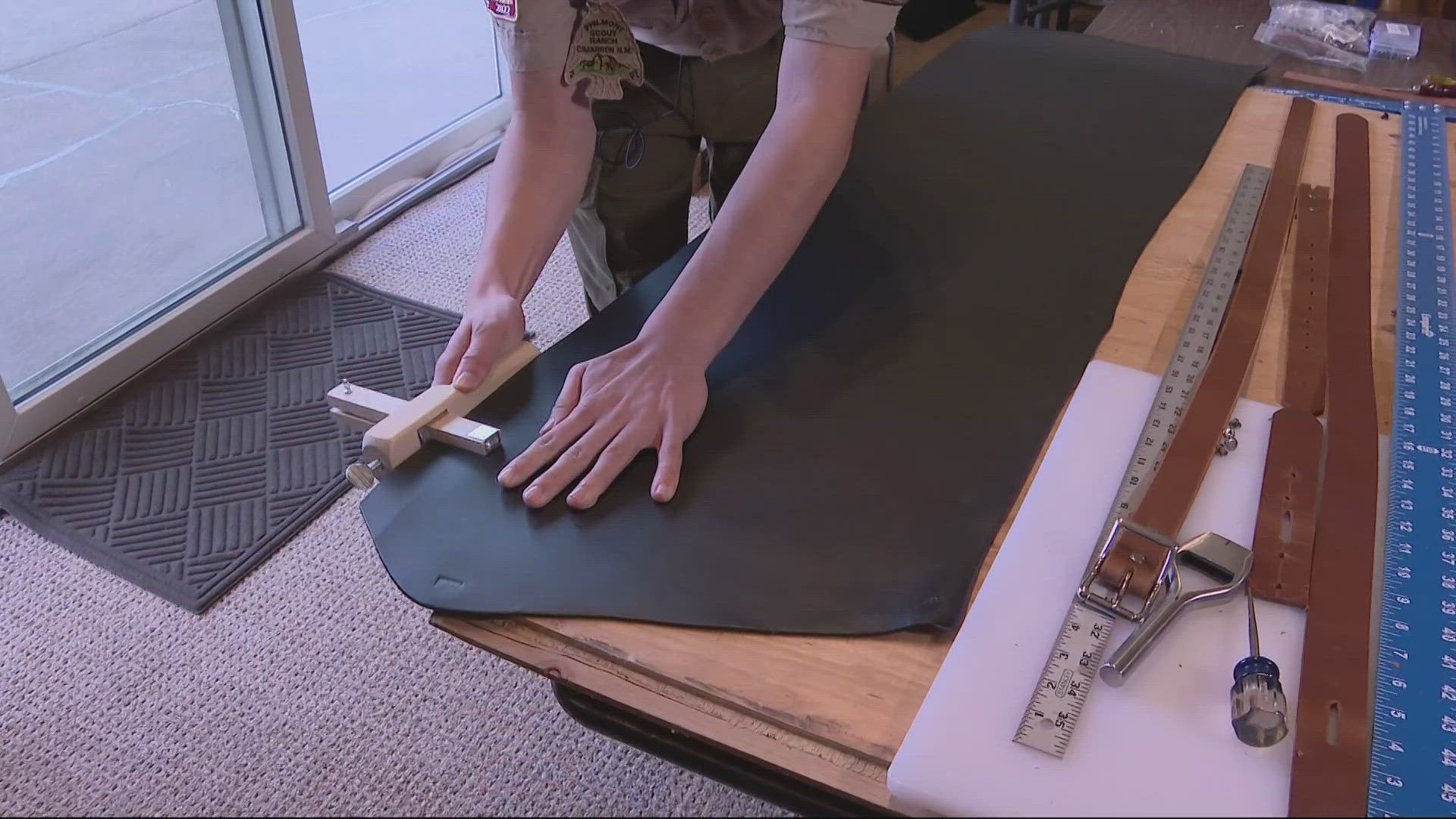 Portland Eagle Scout candidate makes dozens of belts for people in need ...